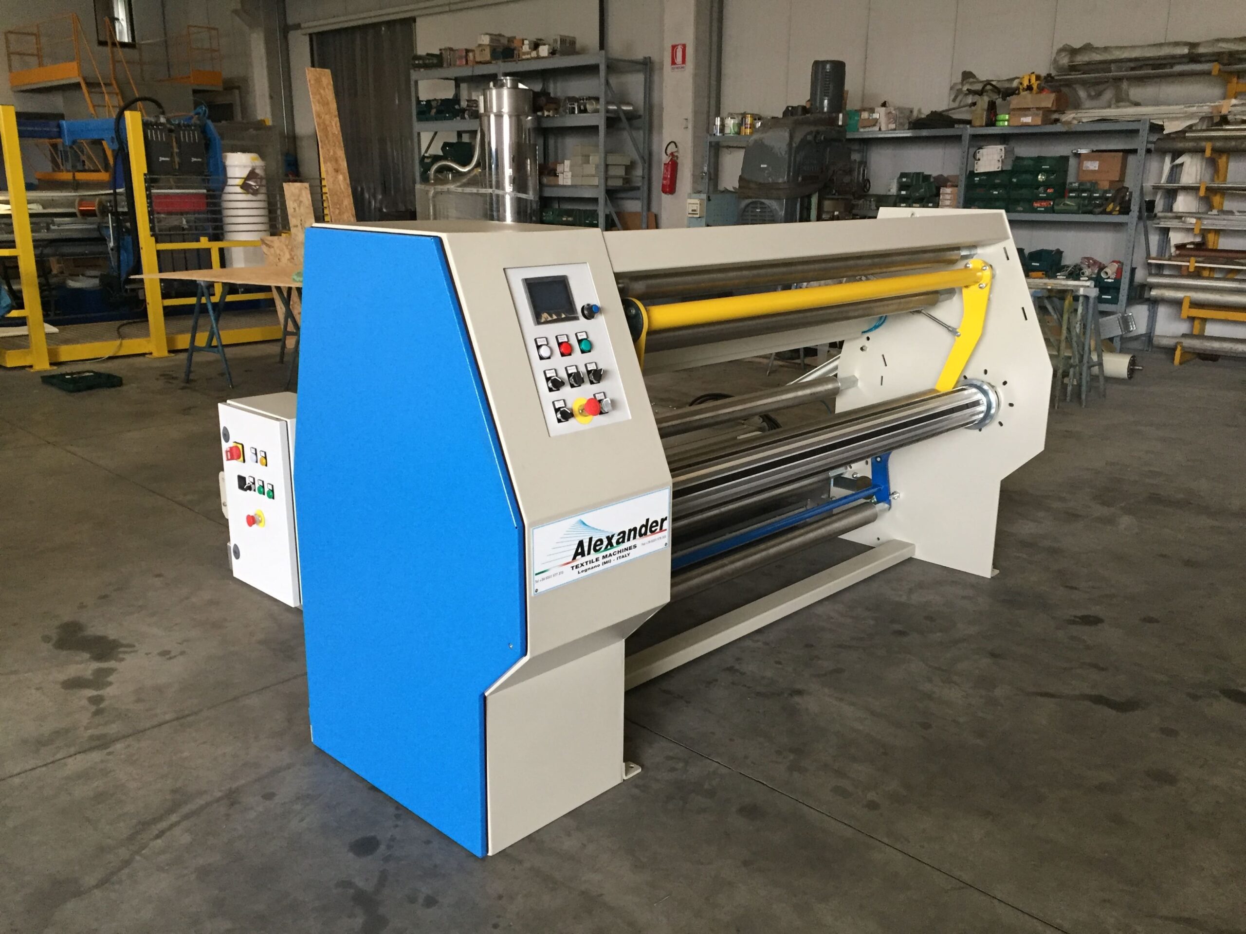 Avvolgitori assiali per tessuti | Alexander&Giovanelli Group