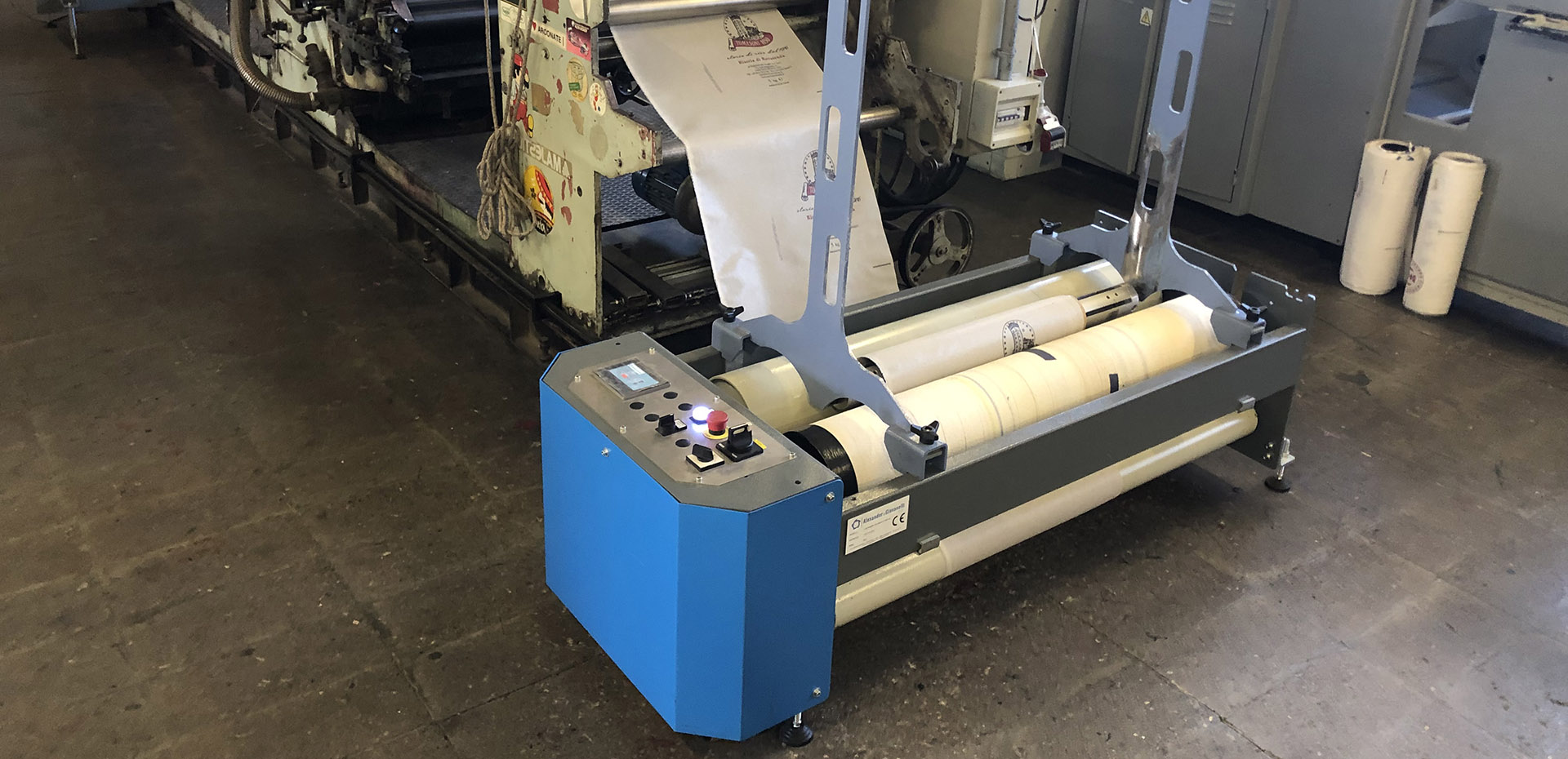 Svolgitore/avvolgitore di tessuti | Alexander&Giovanelli Group